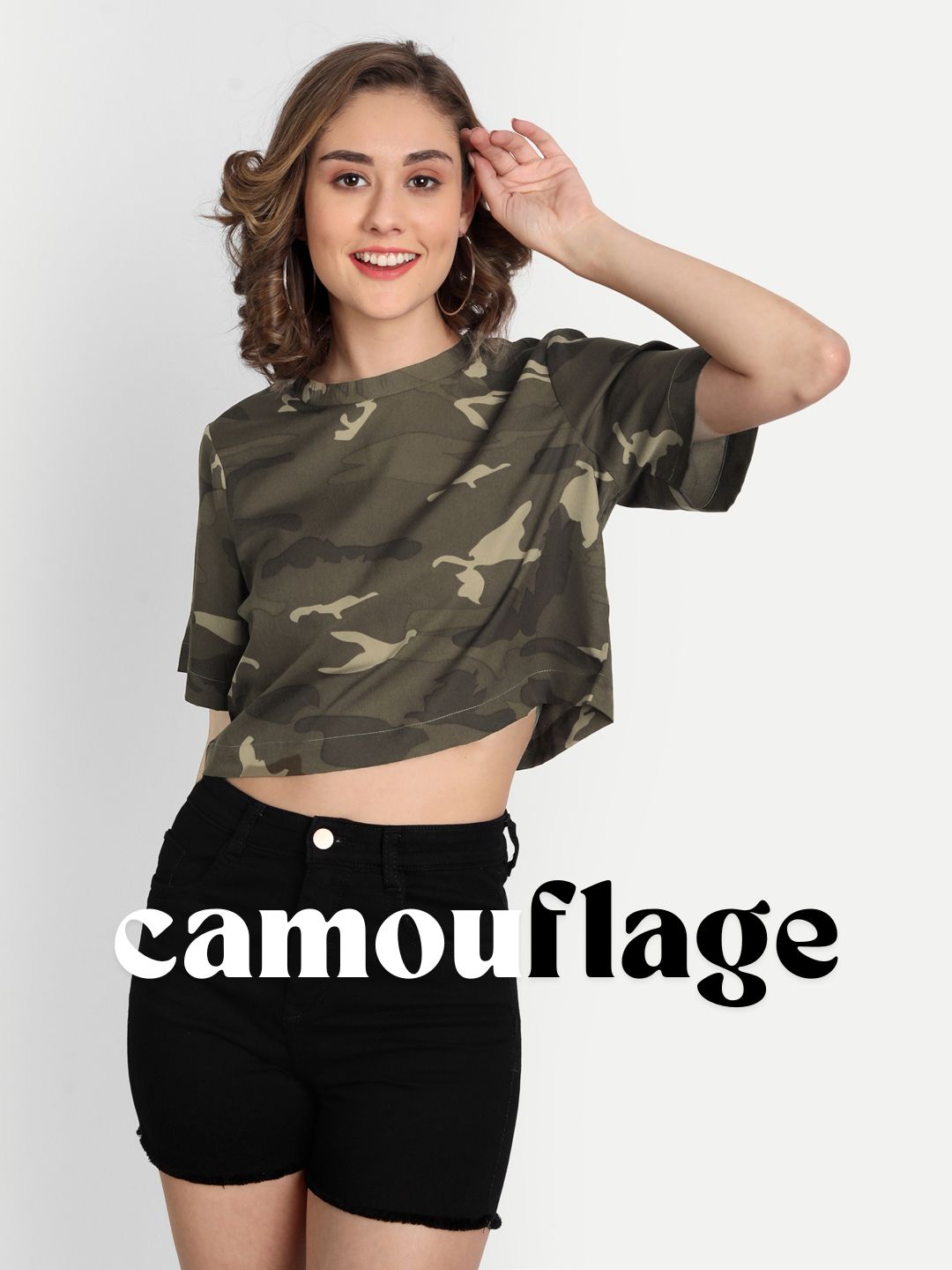 Buy Camouflage Army Prints For Women – CHARMGAL